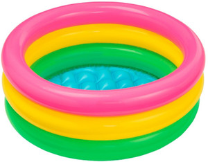 Aseenaa 2ft Baby Pool Bath Water Tub for Kids Soft Inflatable Kid's ...