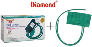 DIAMOND Dial Deluxe Bp Apparatus with Green Rubber Bag (Long /Short ...