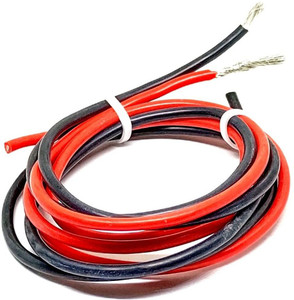 INVENTO 8mtr 13 AWG 2.5 sq.mm High Quality 75A Tinned Copper Silicone ...