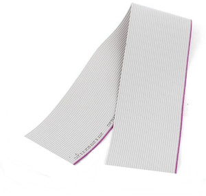 e4u 34 Pin Flat Grey Ribbon Interconnection Cable 1.27mm Pitch - 1 ...