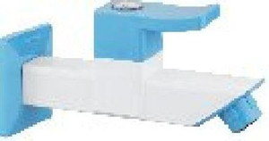 raksha flo EDL-106 Plastic Bib Cock Long Body Water tap with Flange Bib ...