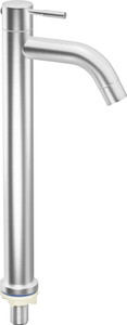 PIXAFLO SS-304 Tall Pillar Cock Tap (12 Inches) Tall Body Boy (Brushed ...