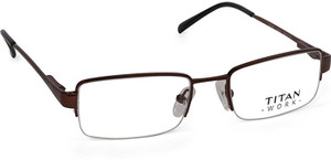 Titan Half Rim Rectangle Frame Price in India - Buy Titan Half Rim ...