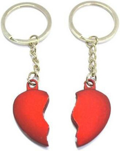 Passion Creatorz Compatible Key Chain For Broken Red Heart Metal ...