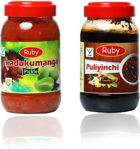 Ruby Kerala Style Kadukumanga + Puliyinchi Pickle | Tasty | Unique ...