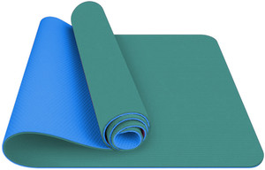 KROOH TPE Exercise Mats for Gym Workout Fitness for Men & Women With ...