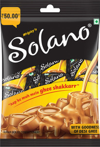 Solano Candy with Goodness of Desi Ghee, 10 x 135 g Pouch Truffles ...