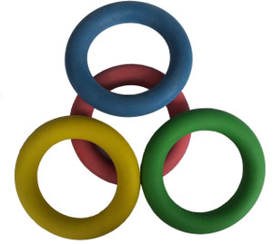 TIMA TENNIKOIT RINGS MULTICOLOR (PACK OF 4) RUBBER COATED Tennikoit ...