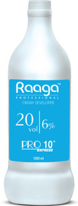 RAAGA PROFESSIONAL Pro 10 Express 6% Cream Developer, 20 Vol, 1000 ml ...