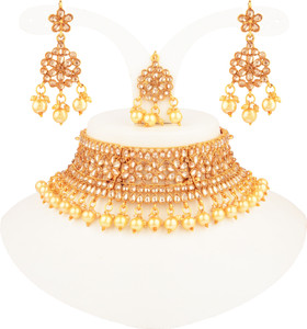 RD IMMITATION Alloy Gold-plated Gold Jewellery Set Price in India - Buy ...