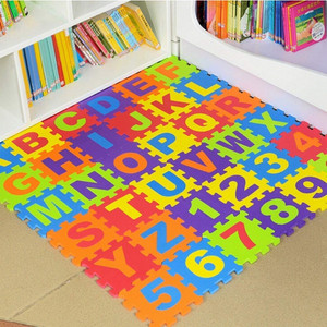 JAINSON MARTIN Alphabet ABCD Non-Toxic Foam Floor Mat For Kids Puzzle ...