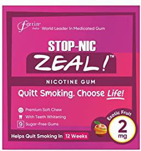 STOP - NIC STOP-NIC ZEAL Soft Chew Nicotine Gum 2mg Smoking Cessations ...