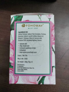 fohoway Milky Soap - Floral Fragrance - For Smooth Fragrant Skin ...