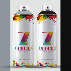 7 Color Multicolor Spray Paint 400 ml Price in India - Buy 7 Color ...