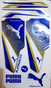 Kyrios Puma 3D Cricket Bat Sticker Self Adhesive Premium Quality Bat ...