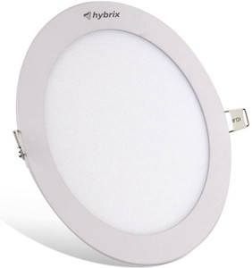 Hybrix LED Ultra Slim Ceiling Panel Light (12 Watt) Down Light, Warm ...