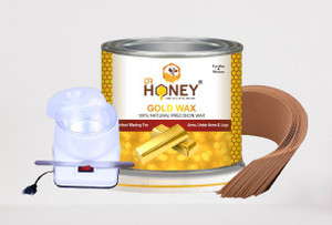 DR.HONEY gold wax strip stick heater 600.6 gram for all skin wax and ...