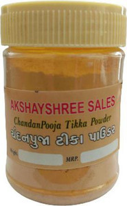 Akshayshree Sales Original Chandan Tika Powder for Pooja (Pack of 1 ...