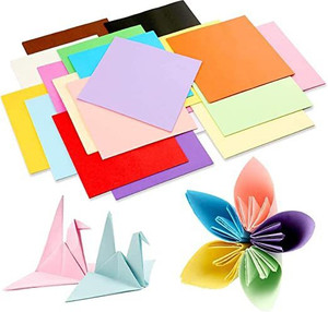 Flipkart.com | Eclet 500 Origami Paper 6 cm X 6 cm Fluorescent Color ...