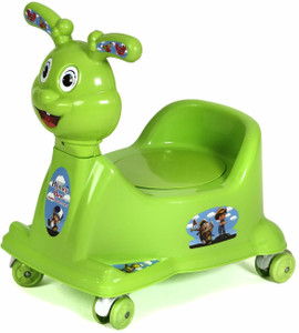Goyal's Rabbit Style Potty Seat Rider with Wheel and Removable Bowl for ...