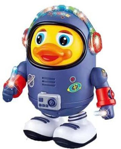 RAGVEE Latest Plastic Dancing Singing Space Duck Toy with Led Light for ...