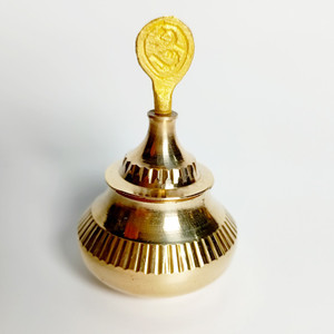 Mayapuri Handmade Pital Sindoor Dibbi or Kumkum/Golden Sindur Box with ...