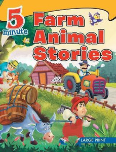 5 Minute Farm Animal Stories : Large Print: Buy 5 Minute Farm Animal ...
