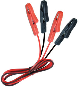 e4u 80mm Fully Insulated Alligator Clip To Alligator Clip Test Probes ...