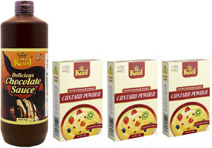 Mr.Kool Chocolate Syrup 1kg Chocolate (1 L, Pack of 1) and Instant ...