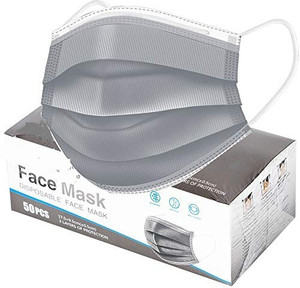 DM Eco Disposable Face Mask Box -GREY Surgical Mask With Melt Blown ...