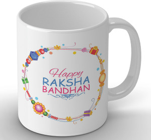 Shieldsmore Happy raksha bandhan coffee mug for brother's and sister's ...