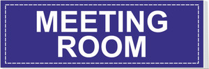 GOODPRINTZONE Meeting Room Sign Board Print On (5mm Sunboard ) Size 4 ...