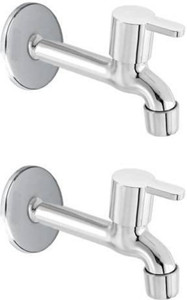 COSVIT Stainless Steel Aura Long Bib Cock With Wall Flange - Pack of 2 ...