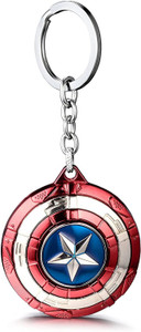 BONBURY Captain America Keychain, Shield Keychain, Captain America Key ...