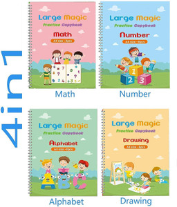 Flipkart.com | AXILA 01 5 mm Magic Practice Copy Book - Magic Practice ...