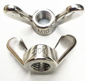 Mec Nut Wing Nut Set M16 Butterfly Nut Hand Twist Fasteners Hardware ...