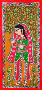 MITHILA HUNAR DEEPSIKHA Acrylic 15 inch x 7 inch Painting Price in ...