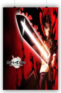 Asta Sword Poster 12x18 inch Paper Print - Animation & Cartoons posters ...