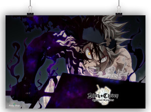 Asta Demonic Form Poster 12x18 inch Paper Print - Animation & Cartoons ...