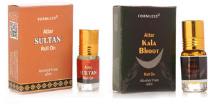 FORMLESS Sultan & Kala Bhoot 3ml Combo 2 Roll on Floral Attar Price in ...