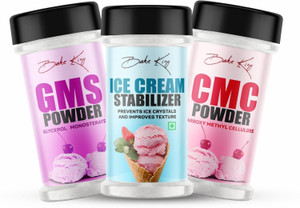 Bake King Ice Cream Stabilizer Powder 50gm, GMS Powder 50gm and CMC ...