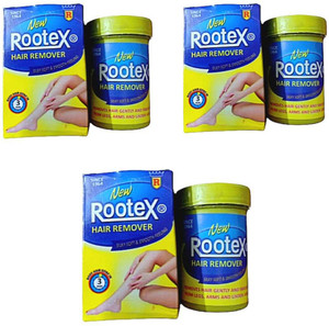 Rootex NEET HAIR REMOVING POWDER (PREMIUM QUALITY) Pack of 3 Cream ...