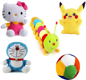 Ktkashish Toys kitty,doremon,pikachu,cater,BALL-M (25-55cm) - 30 cm ...