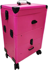 FS CREATION PROFESSIONAL BRIDAL MAKEUP VANITY TROLLEY BOX FOR WOMEN ...