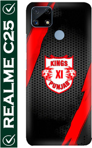 FULLYIDEA Back Cover for realme C25, RMX3193, RMX3191, Kings Xi Punjab ...
