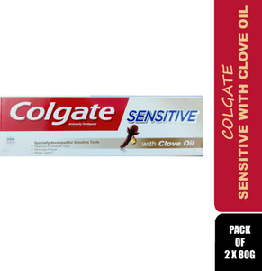 Colgate Sensitive With Clove Oil Toothpaste (Pack of 2 X 80 G ...