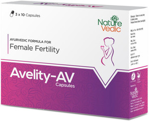 Nature Vedic Avelity - Av Female Fertility Capsules with Putrajeevak ...