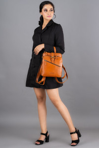 ARIBA INTERNATIONAL Genuine Leather Shoulder Cross Back pack College ...