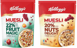 Kellogg's by KELLOGGS MUESLI FRUIT MAGIC & MUESLI NUT DELIGHT Pouch ...
