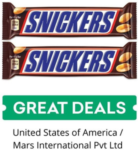 SNICKERS Fully Loaded With Peanut Filled With Caramel (IMPORTED) (Pack ...